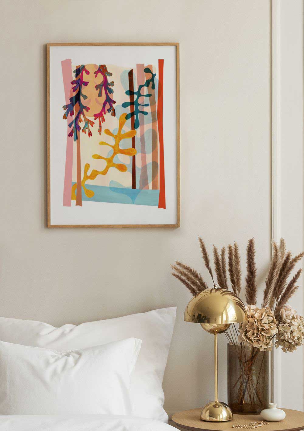 Abstract Seaweed Shapes - xoxo print