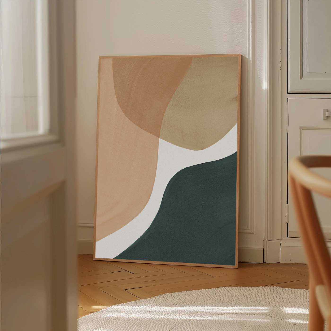 Tranh Abstract Watercolour - xoxo print