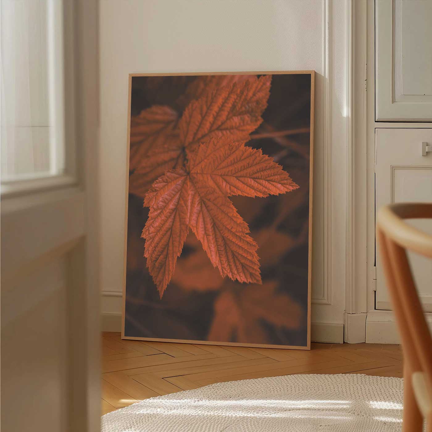 Tranh Close Up Leaf - xoxo print
