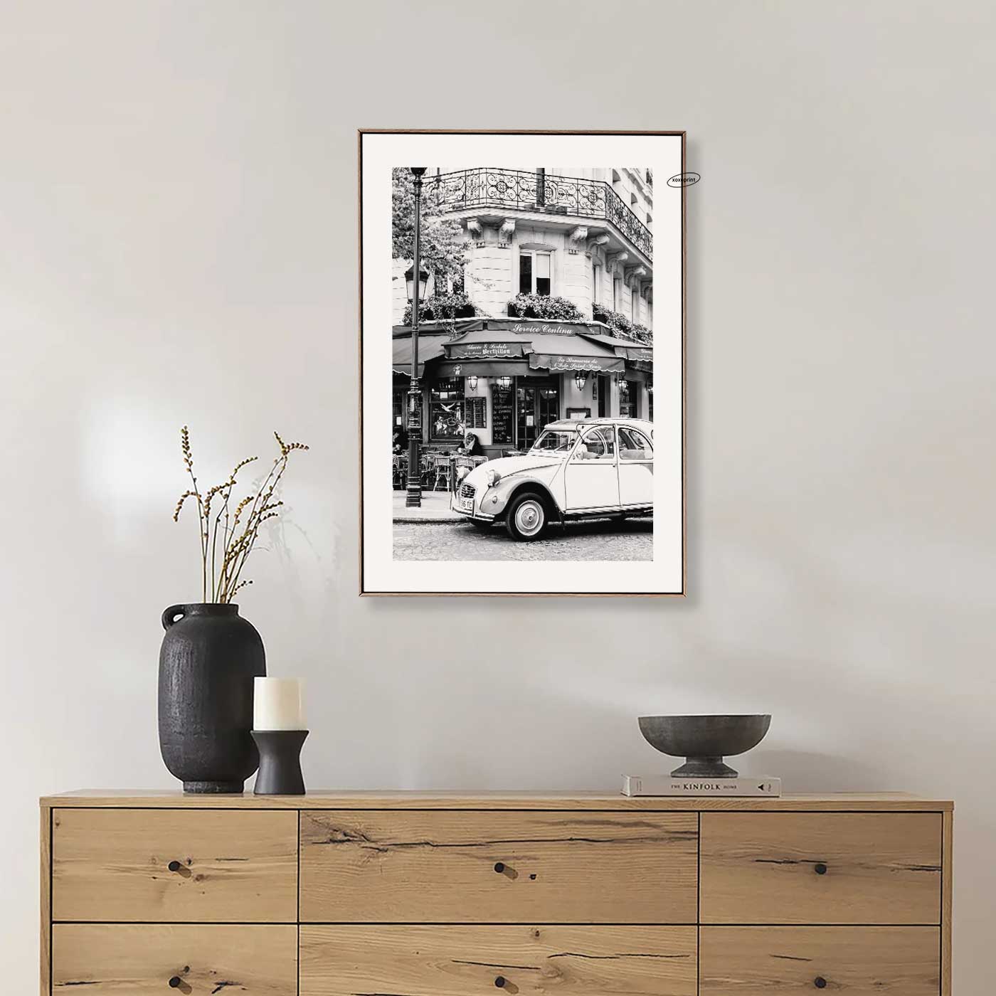 Tranh Paris Corner - xoxo print