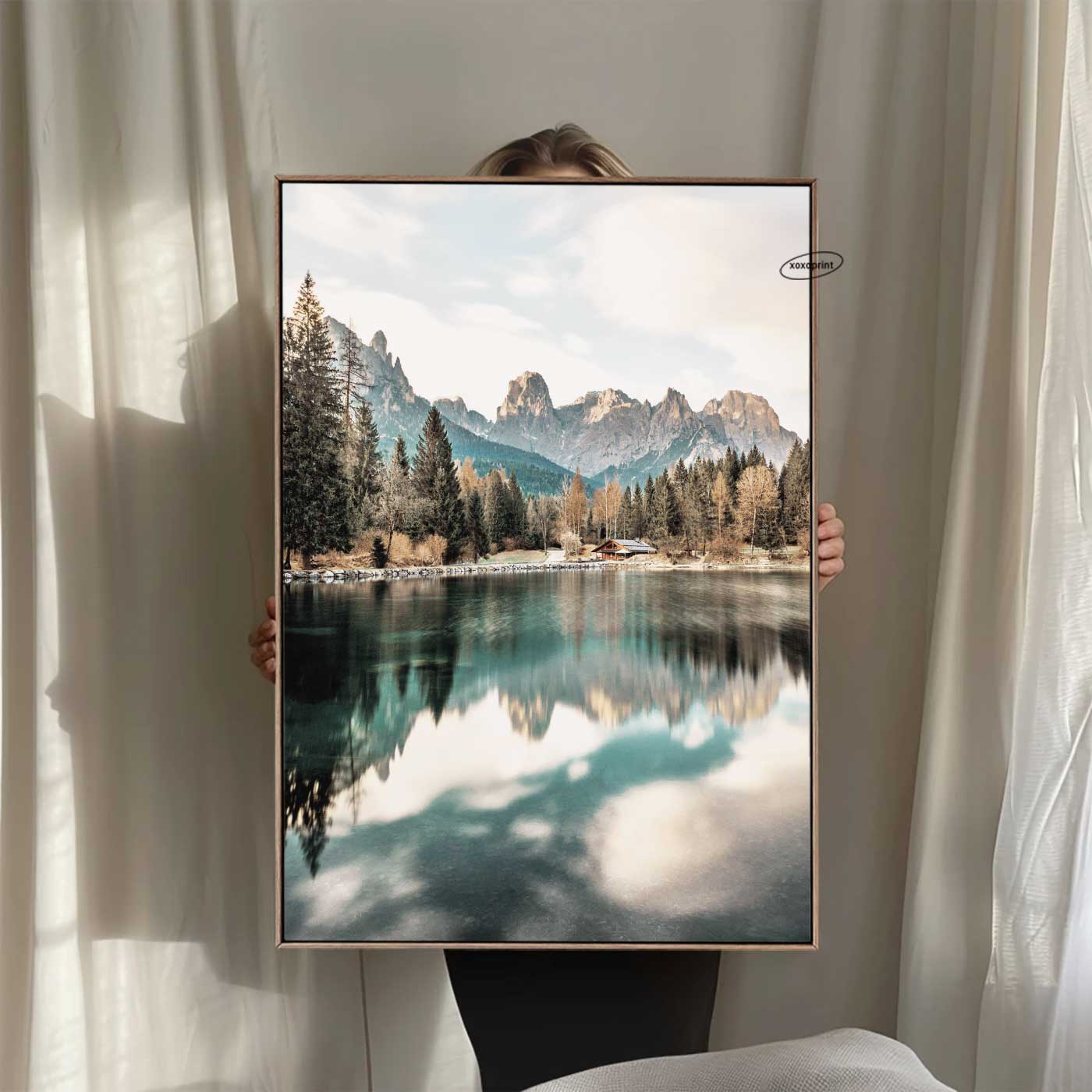 Tranh Lake House - xoxo print