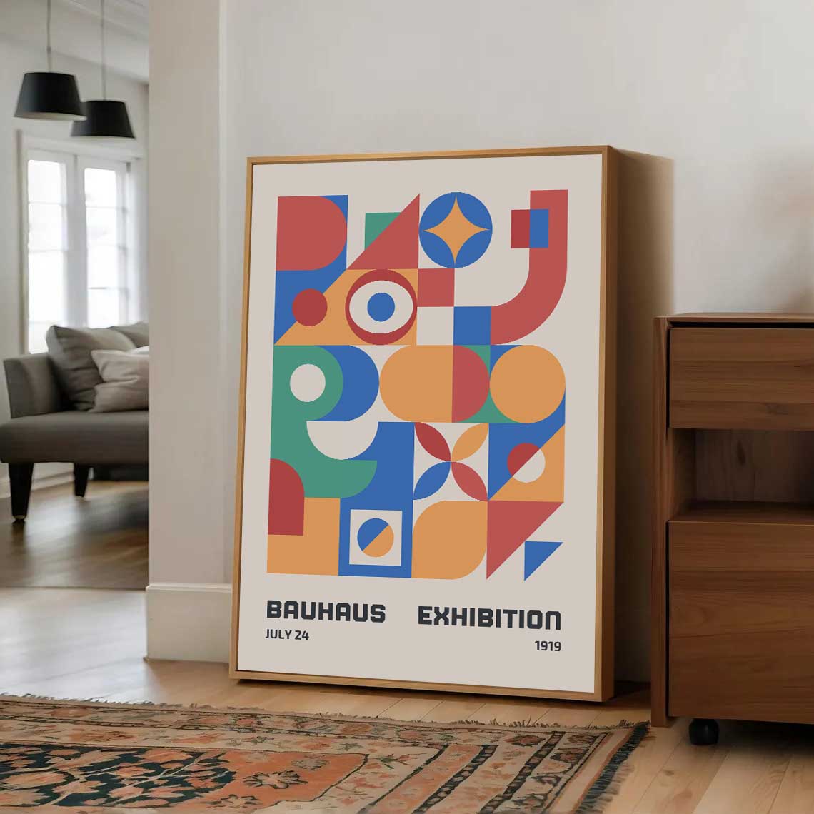 Tranh Bauhaus64 - xoxo print
