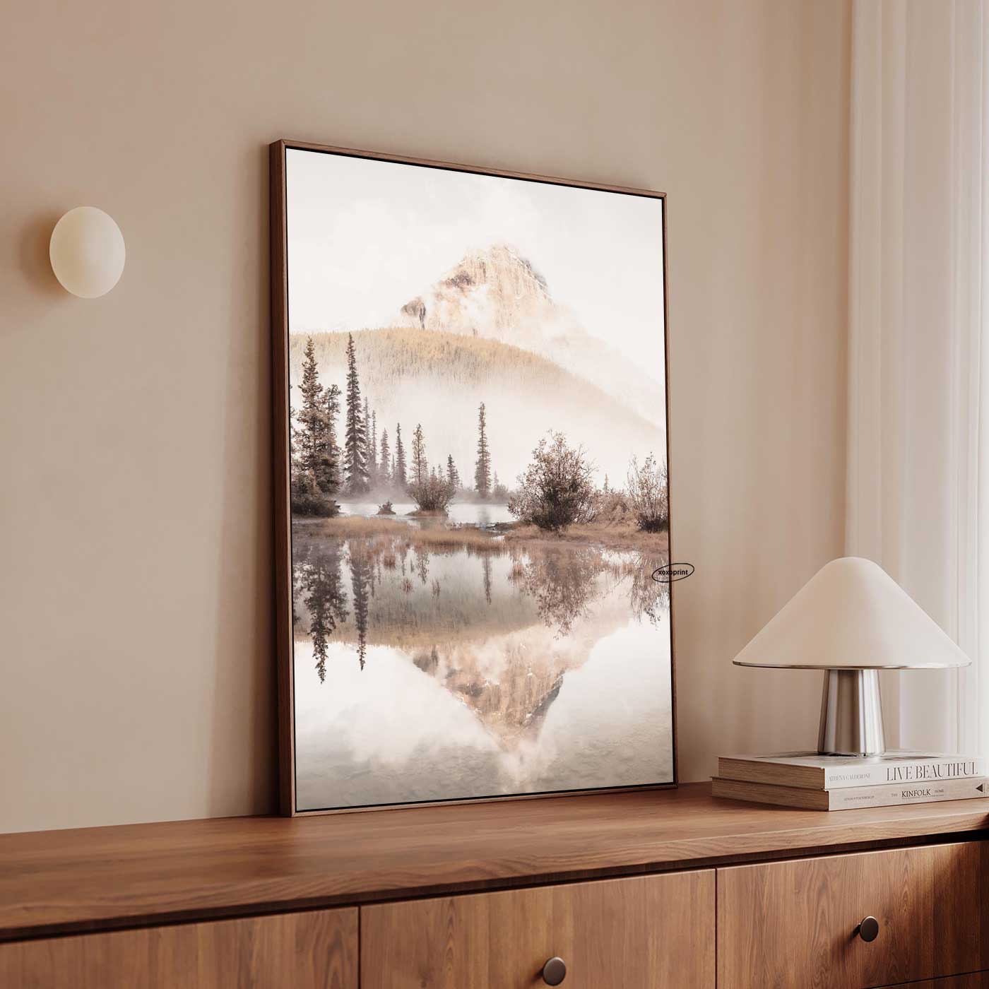 Tranh Morning Mist - xoxo print