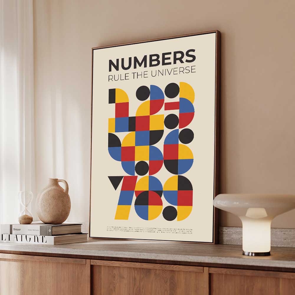 Tranh Bauhaus4 - xoxo print