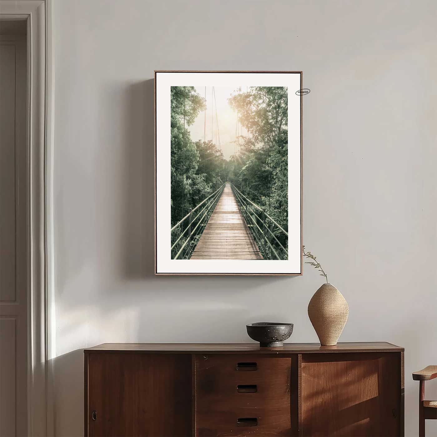Tranh Hanging Bridge - xoxo print